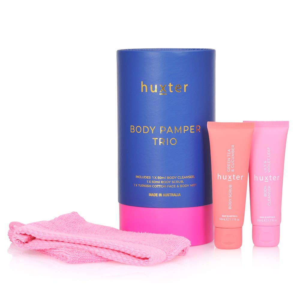 Body Pamper Trio | Cobalt Blue with Fuchsia – mink and me